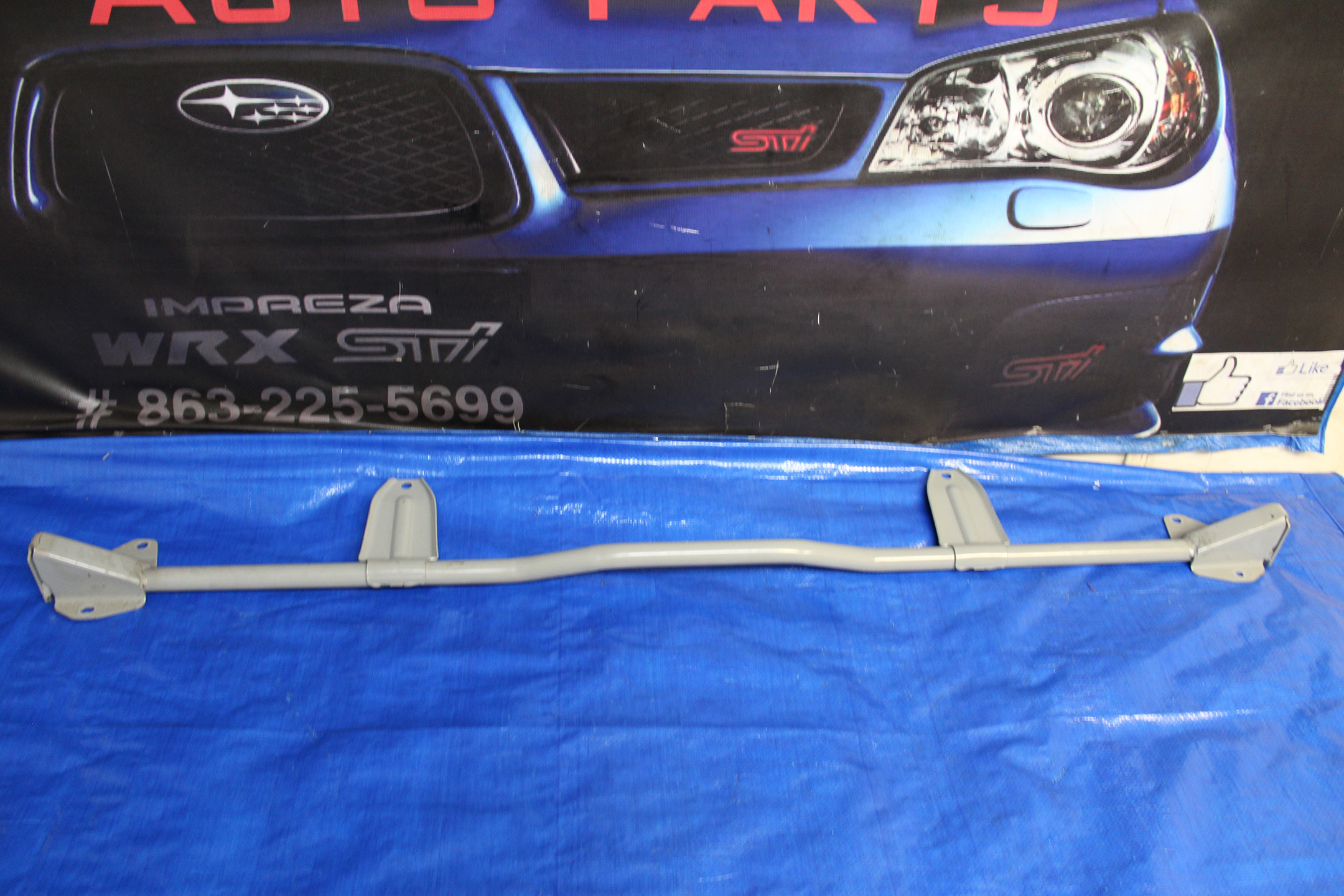 2002-2007 SUBARU IMPREZA WRX WAGON REAR SEAT BAR BRACE CHASSIS SUPPORT ...
