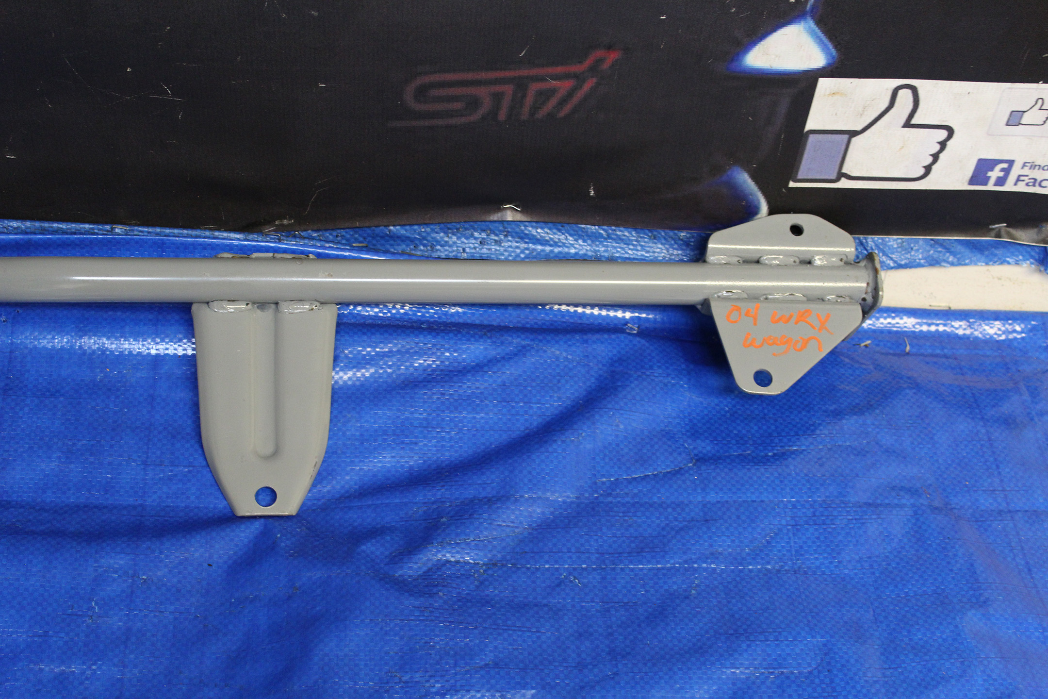 2002-2007 SUBARU IMPREZA WRX WAGON REAR SEAT BAR BRACE CHASSIS SUPPORT ...