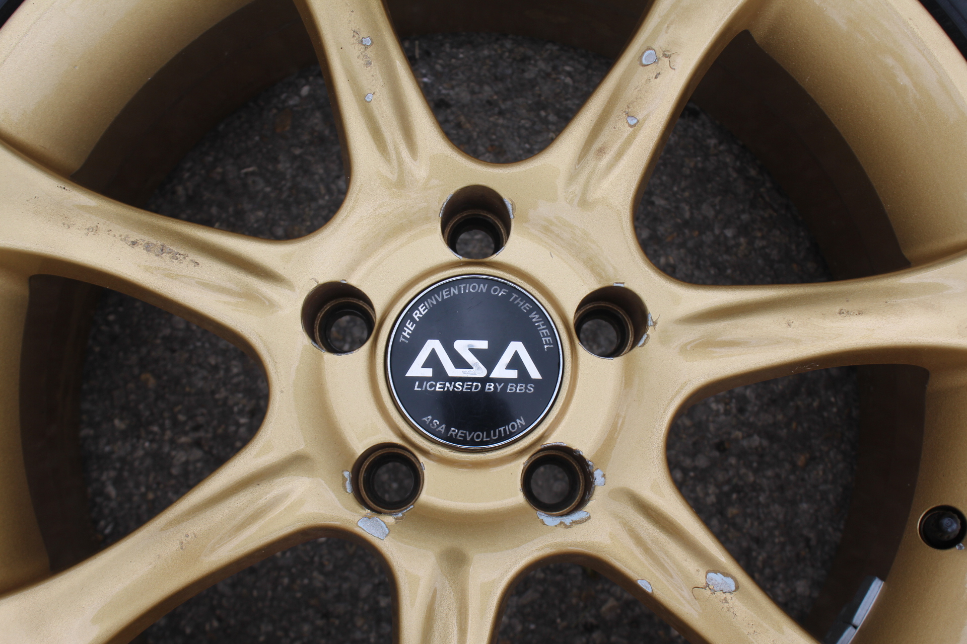 2015+ SUBARU WRX & 2004-2017 STI GOLD ASA JH-3 17X7.5 5X114 RIMS WHEELS ...