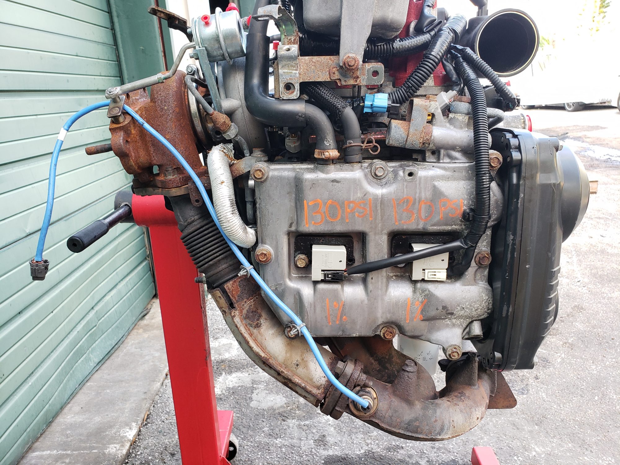 2004-2006 SUBARU WRX STI ENGINE MOTOR LONG BLOCK & TURBO USDM EJ257 78K ...